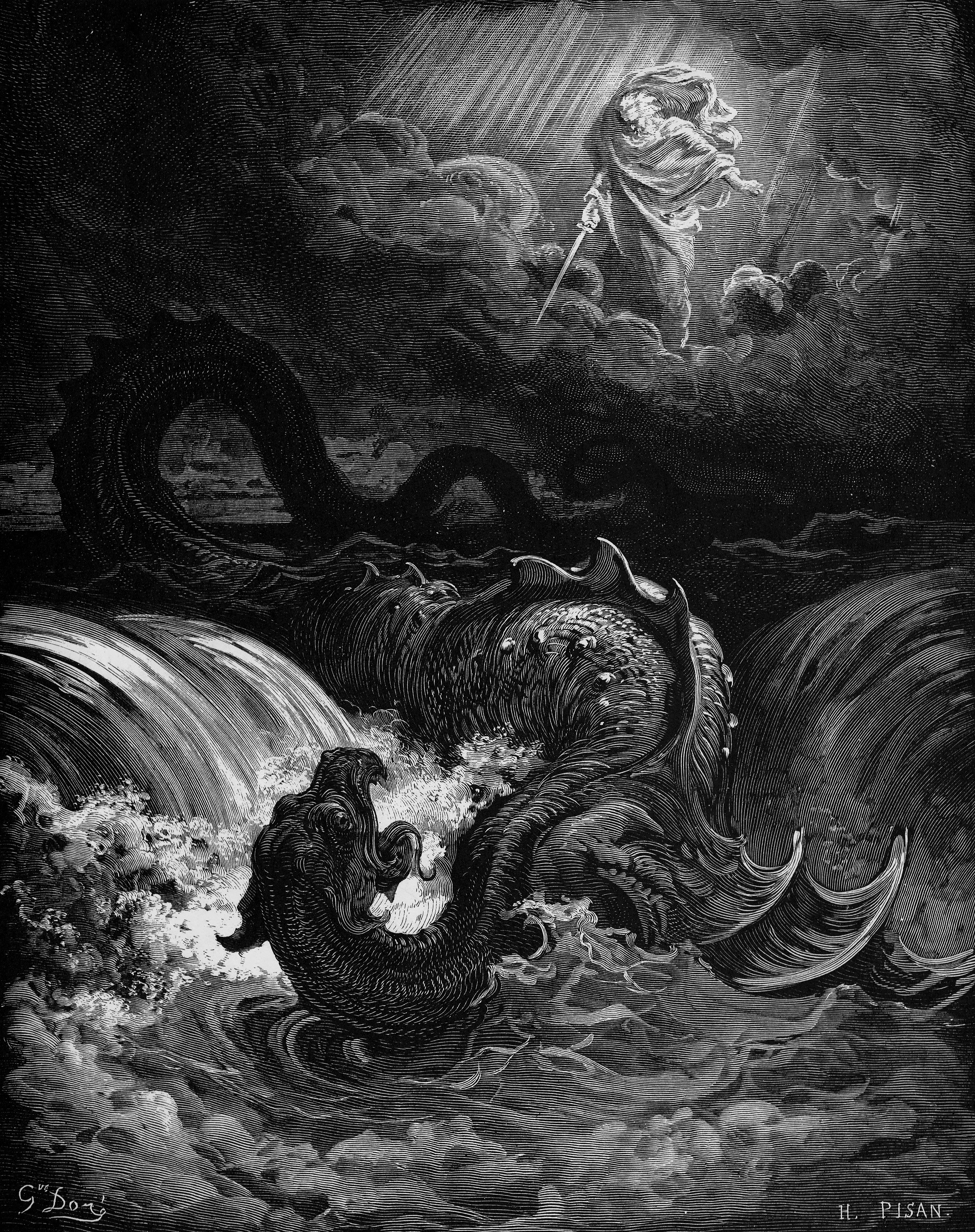 Bestiario Bíblico | Rahab, la serpiente marina – Pensamiento ...